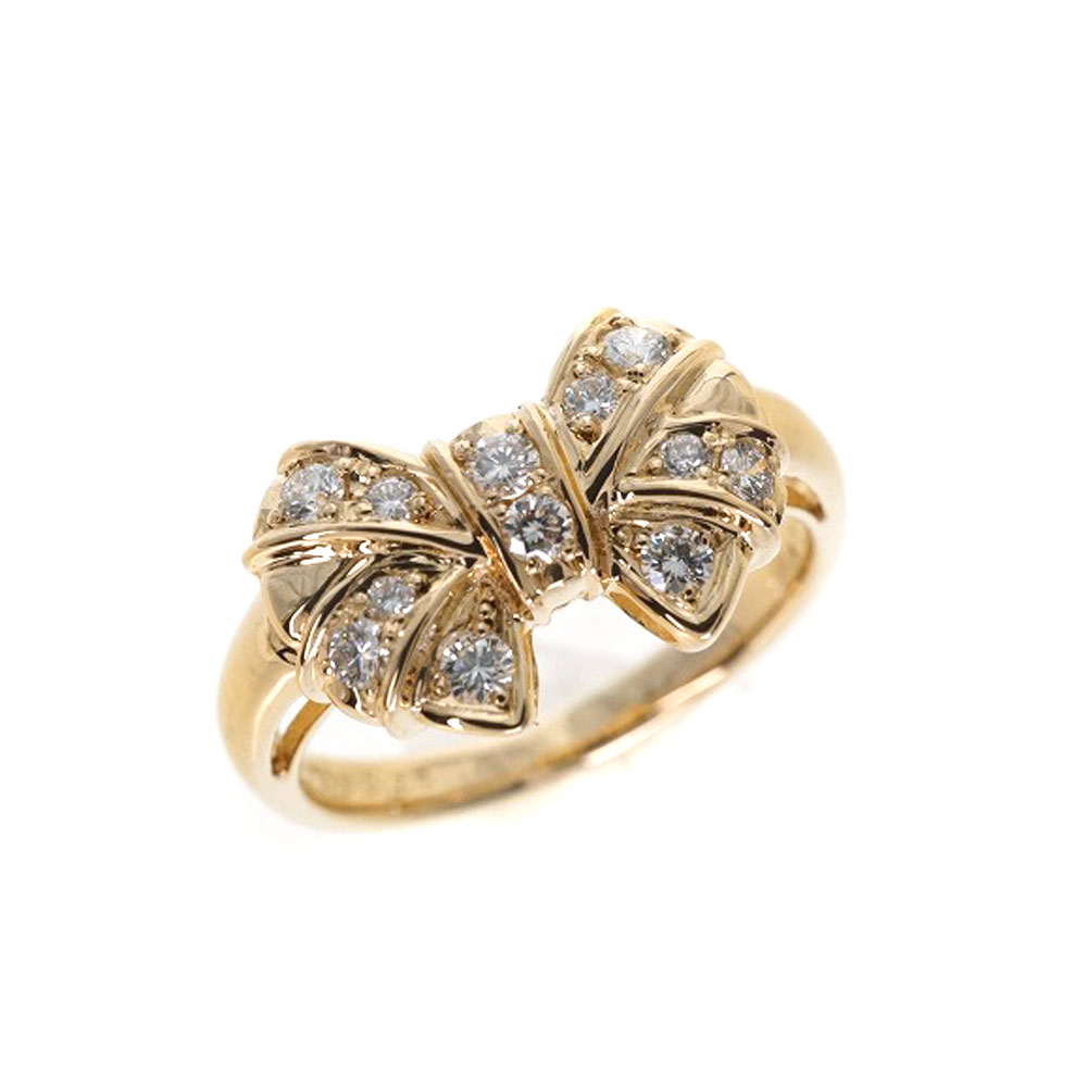 質屋かんてい局オンラインショップ / K18 ダイヤ付きリング ゴールド 18金 D0.27ct ダイヤモンド 約13号 約5.2g レディース アクセサリー ジュエリー 指輪 【中古 ...