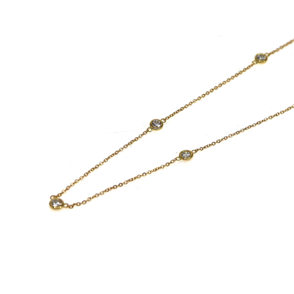 質屋かんてい局オンラインショップ / K18 18金 D0.50ct ネックレス 2.2g 43.0cm【中古】