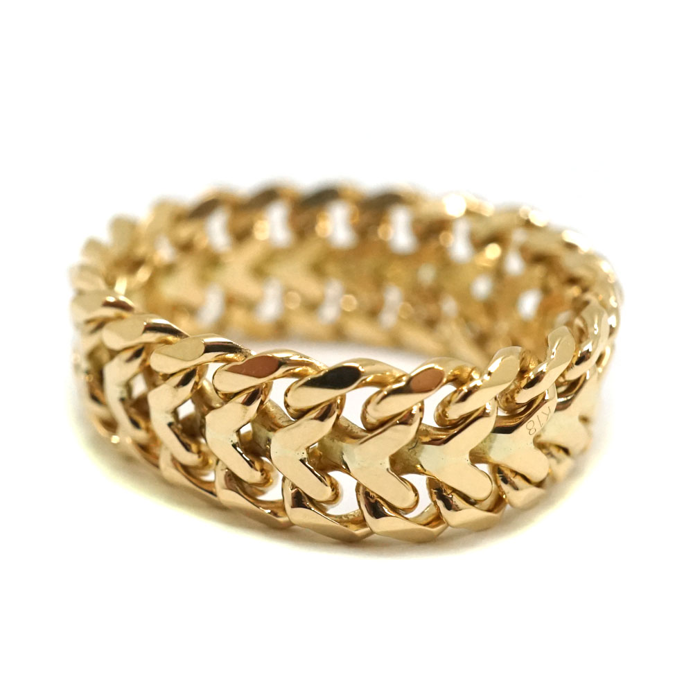 質屋かんてい局オンラインショップ / K18【18金】6メン 6面 喜平リング 約4.3g 10.5号 ゴールド ユニセックス 指輪 アクセサリー 新品仕上げ済【中古】USED-9 質屋 ...