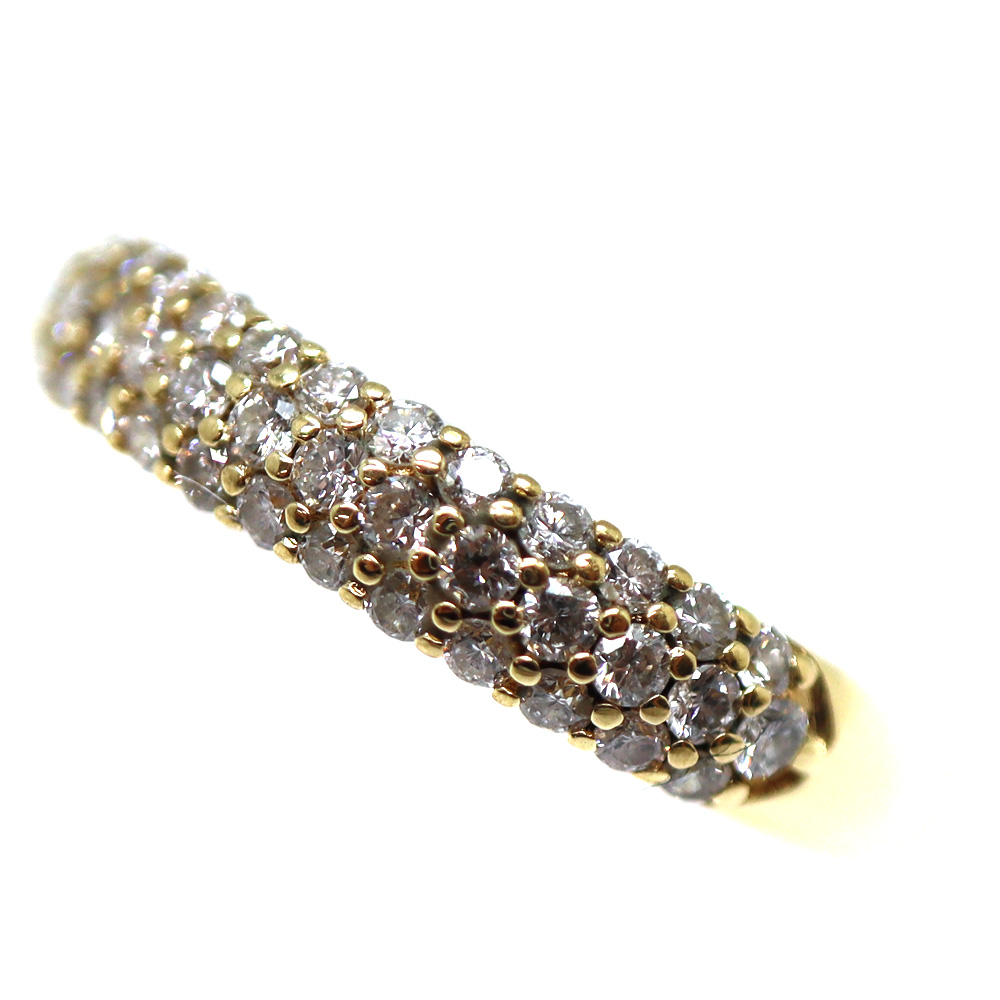 質屋かんてい局オンラインショップ / K18【18金】D0.50ctリング 指輪 金 ゴールド ダイヤモンド 約10号 3.0g レディース【中古】新品仕上げ済み USED-9 質屋 かんてい ...