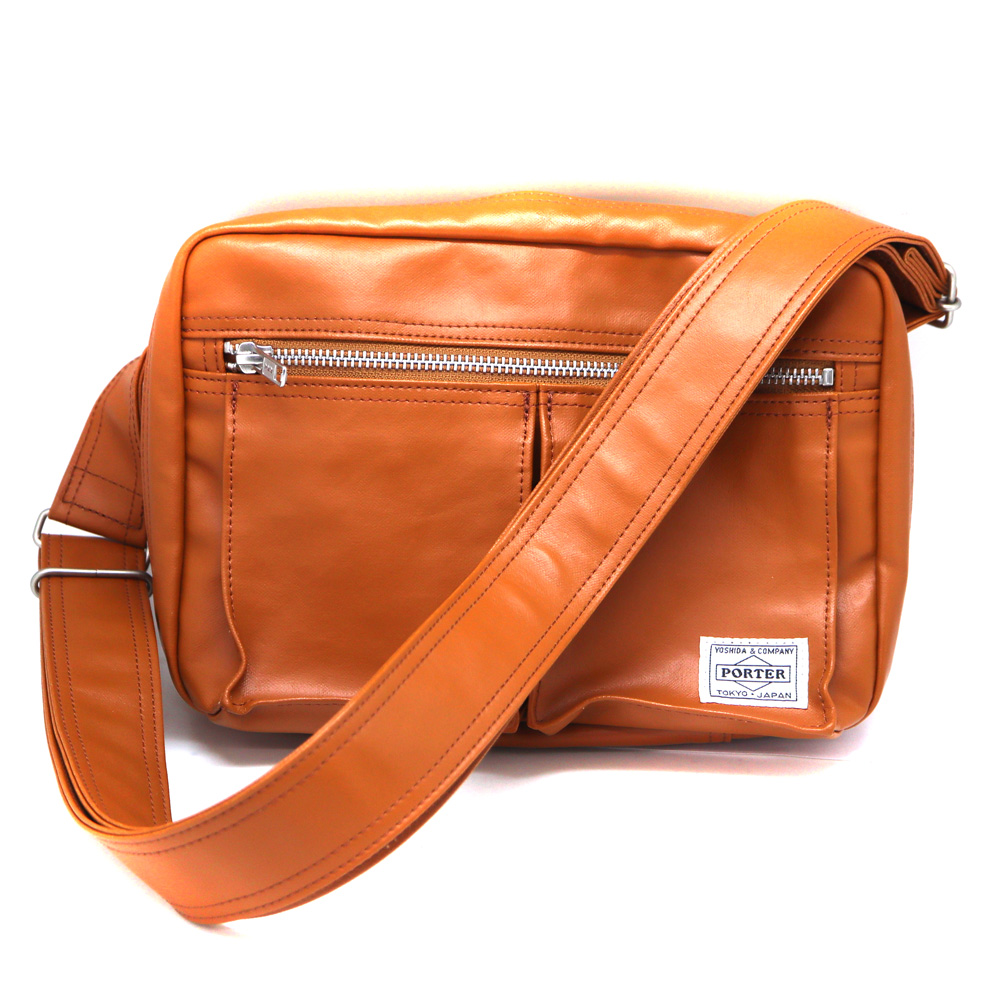 質屋かんてい局オンラインショップ / 茜部店 ポーター Porter フリースタイルS ショルダーバッグ 鞄 キャメル 【中古】
