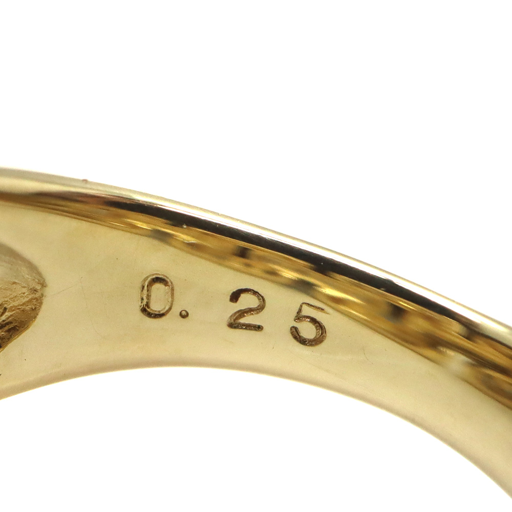 質屋かんてい局オンラインショップ / 18金 K18 D0.25ctリング ゴールド ダイヤモンド 指輪 【中古】