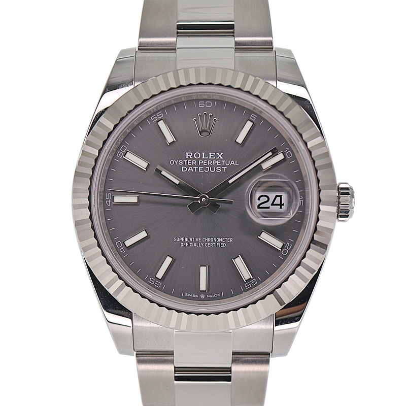 質屋かんてい局オンラインショップ / ロレックス Role 126334 デイトジャスト41 スレート（グレー） メンズ 腕時計【中古】
