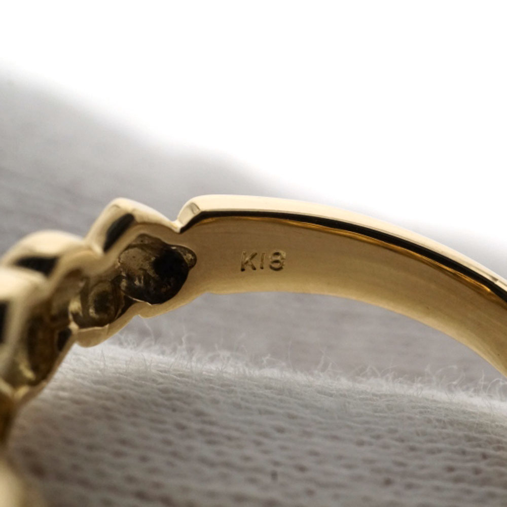 質屋かんてい局オンラインショップ / K18 ダイヤ付 ハートリング ゴールド 18金 D0.70ct ダイヤモンド 約10号 約5.3g レディース アクセサリー ノーブランドジュエリー ...