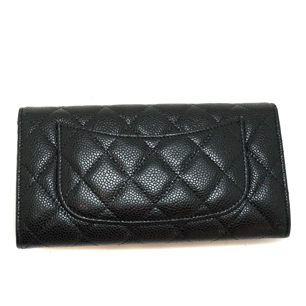 質屋かんてい局オンラインショップ / シャネル Chanel AP0241 クラシックロングフラップウォレット 二つ折り長財布 ブラック 財布【中古】