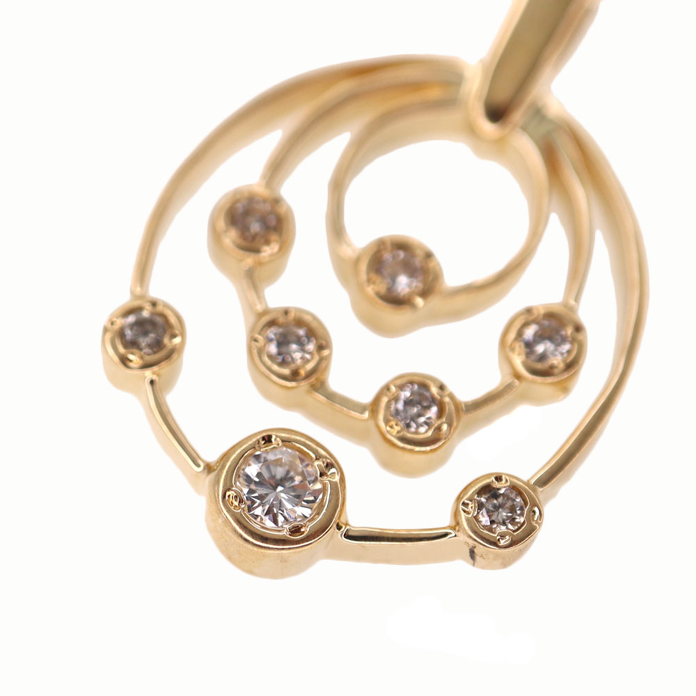 質屋かんてい局オンラインショップ / K18【18金】D0.16ctトップ 2.6g ダイアモンド 3リング ジュエリー ゴールド アクセサリー レディース【中古】USED-9 仕上げ磨き済み ...