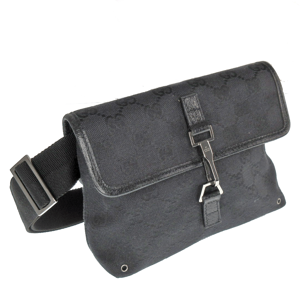 質屋かんてい局オンラインショップ / GUCCI【グッチ】92543 ウエストポーチ GGキャンバス ブラック系 レディース かばん ブランド ...