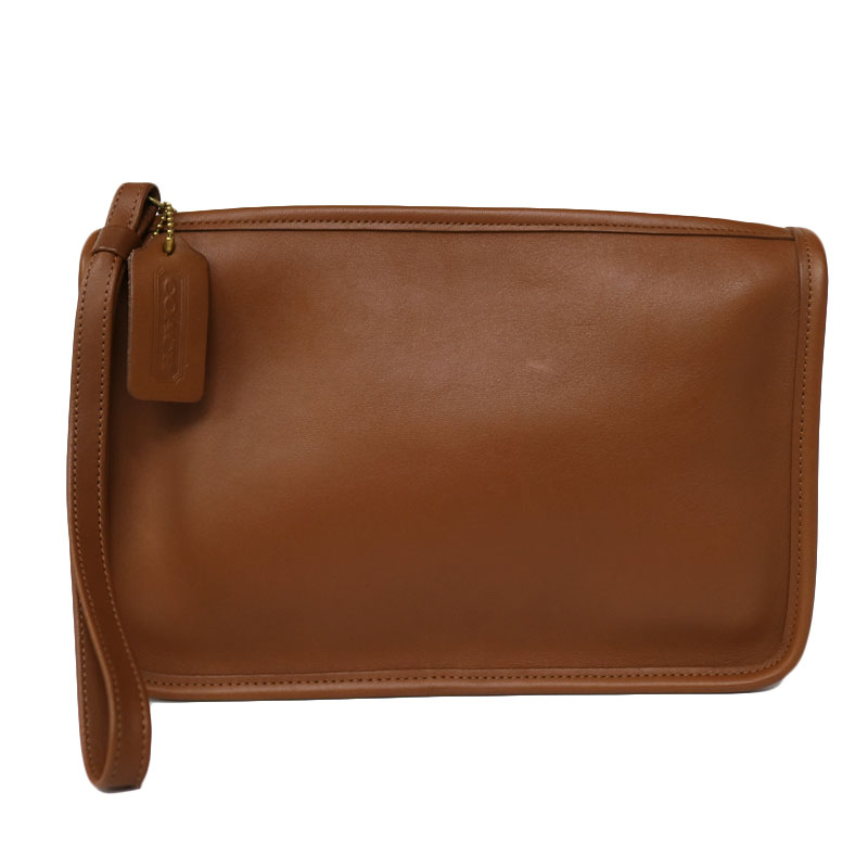 質屋かんてい局オンラインショップ / COACH【 コーチ】9972 セカンドバッグ レザー 無地 シンプル ライトブラウン 茶色 鞄 メンズ ...