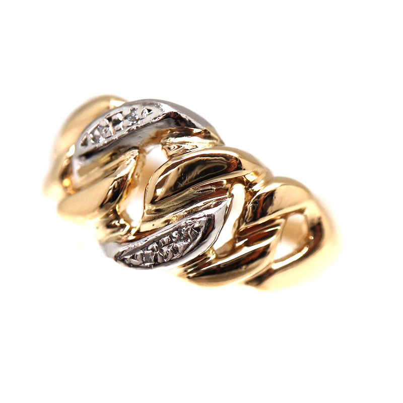 質屋かんてい局オンラインショップ / K18 Pt900 D0.02ct リング 指輪 ゴールド プラチナ ダイヤモンド 【中古】