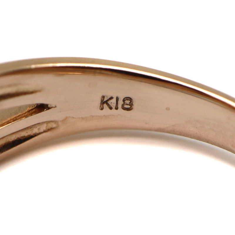 質屋かんてい局オンラインショップ / K18PG D0.30ctリング 指輪 金 ピンクゴールド ダイヤモンド 約12号 4.0g ジュエリー 宝石 レディース【中古】新品仕上げ済み USED ...