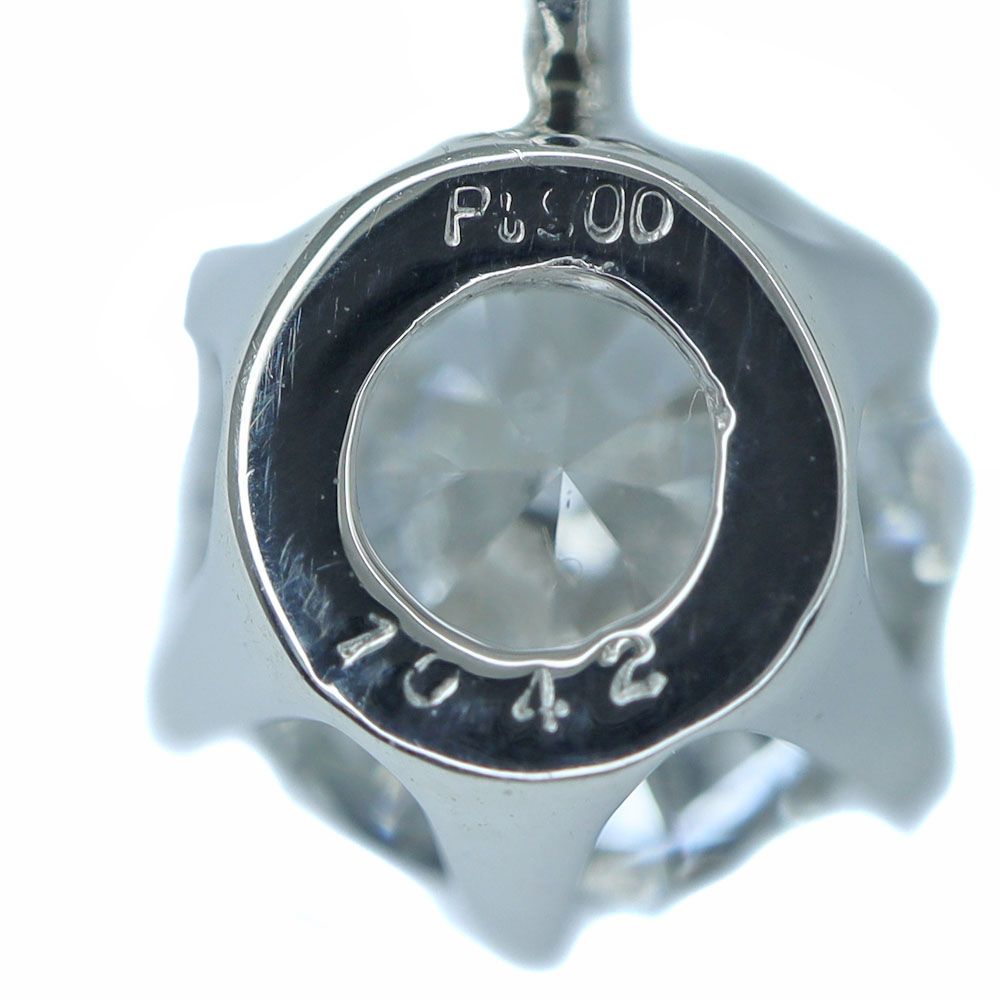 質屋かんてい局オンラインショップ / Pt850【プラチナ850】 Pt900 D1.042ct トップ付ネックレス プラチナ ダイヤモンド 約45.0cm 3.6g ジュエリー 宝石 ...