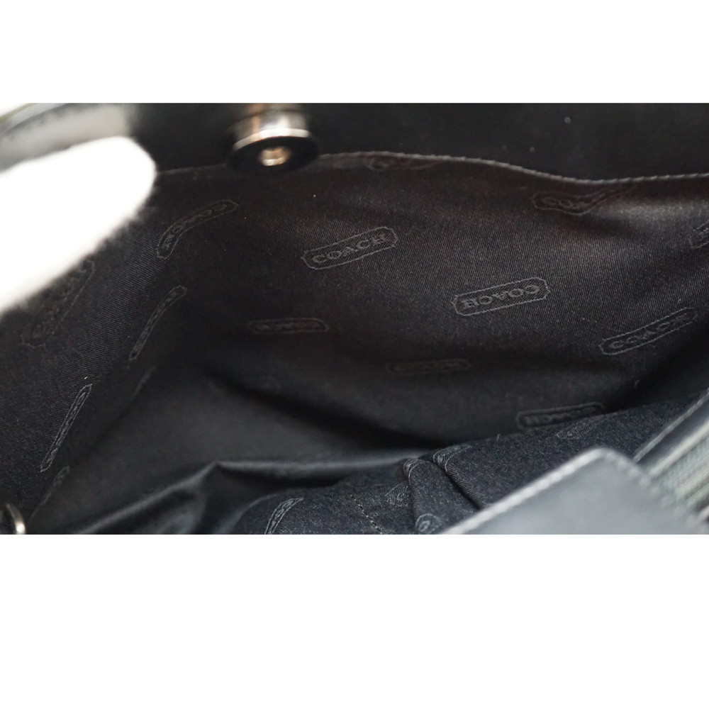 質屋かんてい局オンラインショップ / COACH【コーチ】7400 ハンドバッグ ナイロン×レザー 緑/グリーン コンパクトバッグ レディース ...