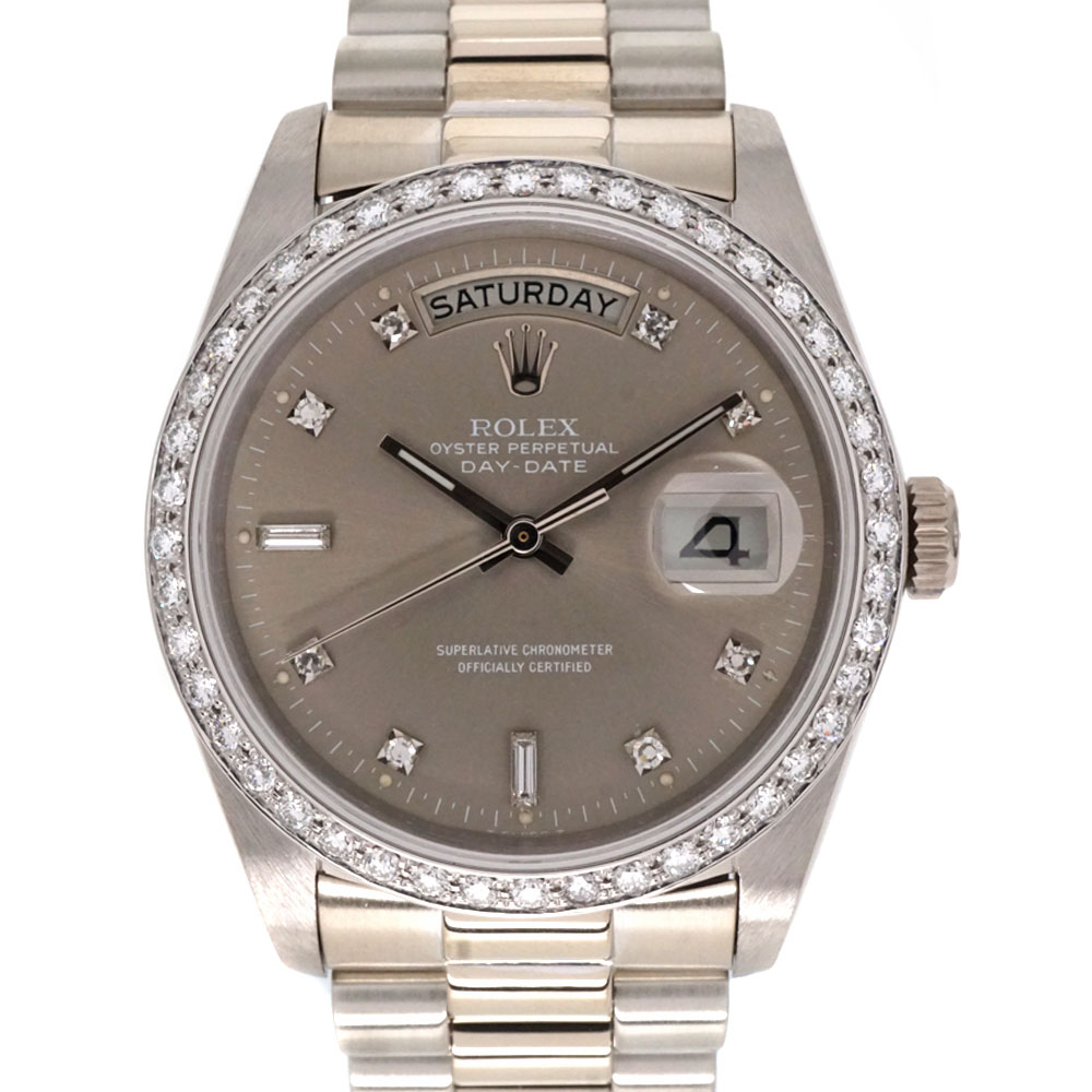 質屋かんてい局オンラインショップ / ロレックス Rolex 18049A デイデイト グレー 【中古】