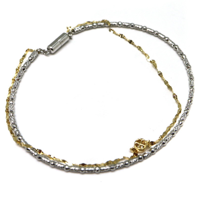 質屋かんてい局オンラインショップ / 18金/18金ホワイトゴールド K18/K18WG D0.07ctブレスレット ダイヤモンド 【中古】