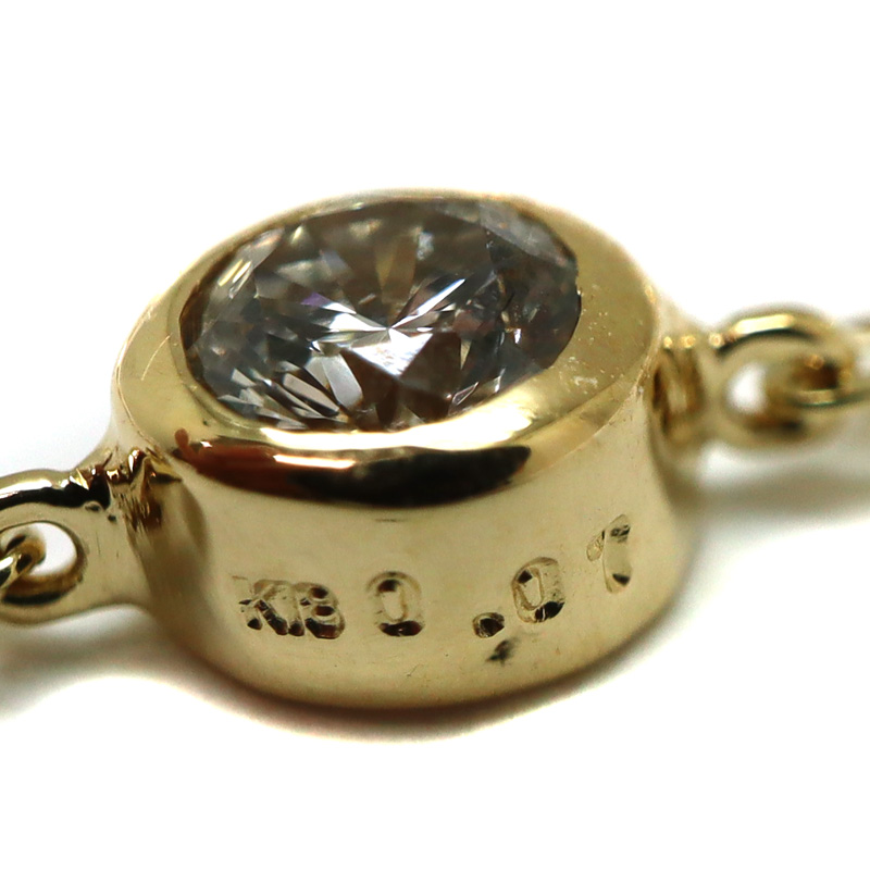 質屋かんてい局オンラインショップ / 18金/18金ホワイトゴールド K18/K18WG D0.07ctブレスレット ダイヤモンド 【中古】