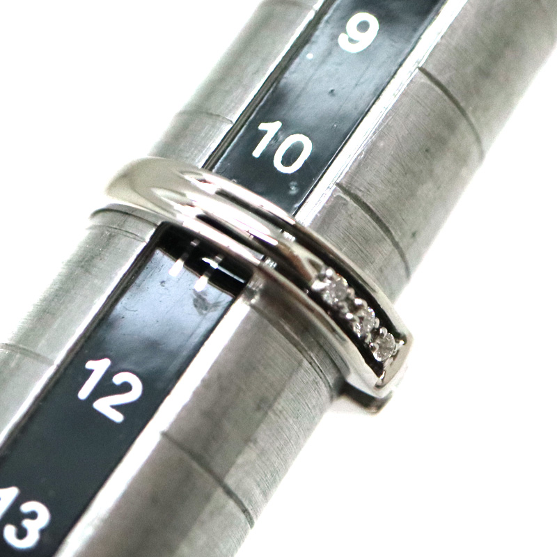 質屋かんてい局オンラインショップ / K14WG【14金ホワイトゴールド】D0.20ctリング 指輪 金 ダイヤモンド 約10.5号 約2.3g ジュエリー 宝石 レディース【中古】新品仕上げ ...
