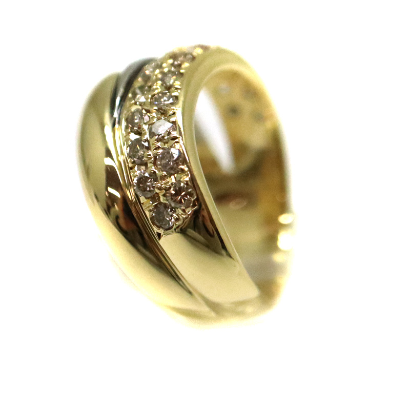 質屋かんてい局オンラインショップ / K18 Pt850【18金/プラチナ850】D0.62ctリング 指輪 金 ゴールド プラチナ ダイヤモンド 約10.5号 7.7g ジュエリー 宝石 ...