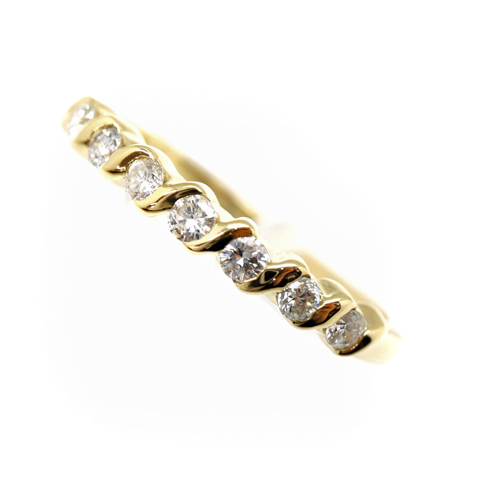 質屋かんてい局オンラインショップ / 18金 K18 D0.21ctリング ゴールド ダイヤモンド リング 【中古】