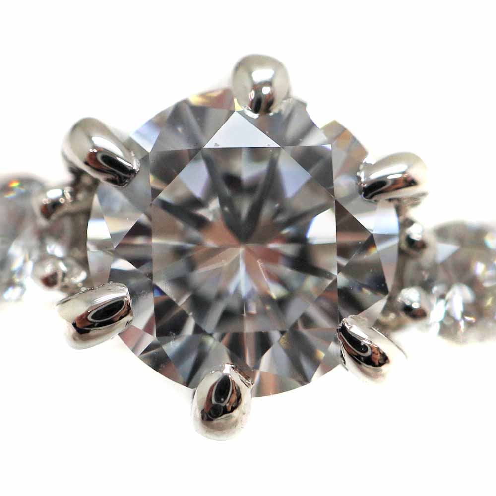 質屋かんてい局オンラインショップ / プラチナ900 Pt900 D0.509/0.08ctリング プラチナ ダイヤモンド 指輪 【中古】