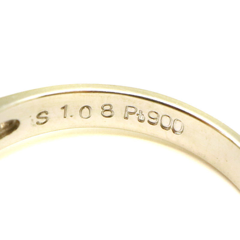 質屋かんてい局オンラインショップ / プラチナ 900 Pt900 S1.08/D0.26ctリング 指輪 ゴールデンサファイア ダイヤモンド 【中古】