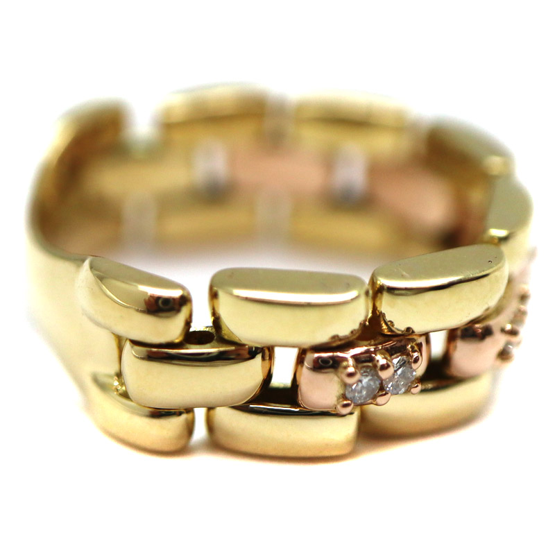 質屋かんてい局オンラインショップ / 18金 K18 D0.14ct リング 指輪 ダイヤモンド 【中古】