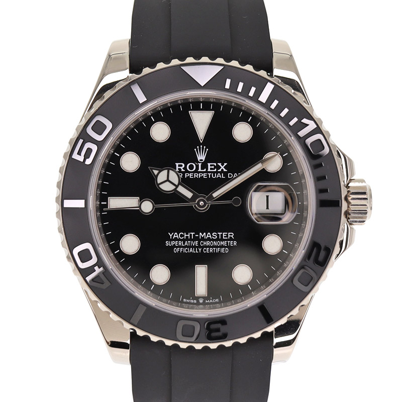 質屋かんてい局オンラインショップ / ロレックス Rolex 226659 ヨットマスター42 K18WG×ラバー ブラック【中古】