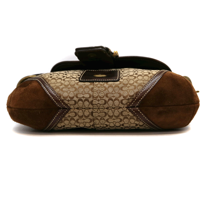 質屋かんてい局オンラインショップ / COACH【コーチ】 6818 ワンショルダーバッグ 鞄 ショルダーバッグ キャンバス レザー ブラウン ...