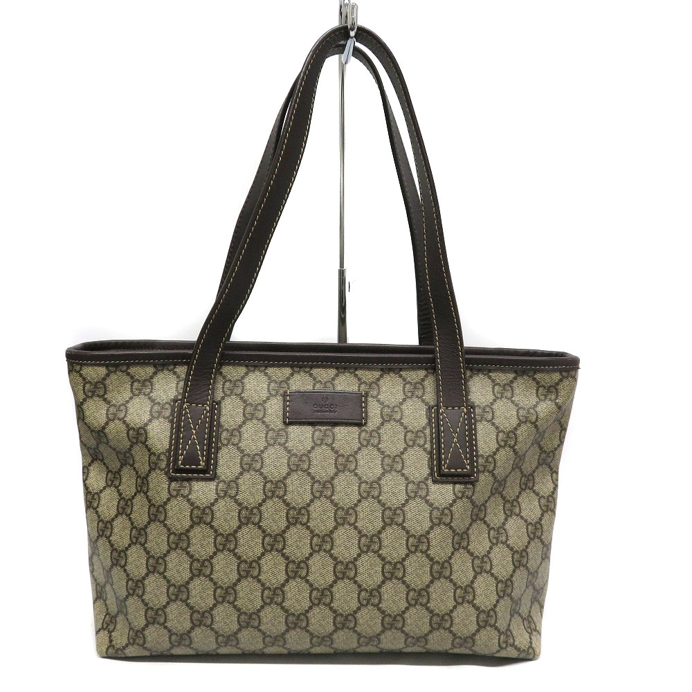質屋かんてい局オンラインショップ / GUCCI 【グッチ】 211138 トートバッグ GGスプリーム ベージュ系 コーティングキャンバス ...