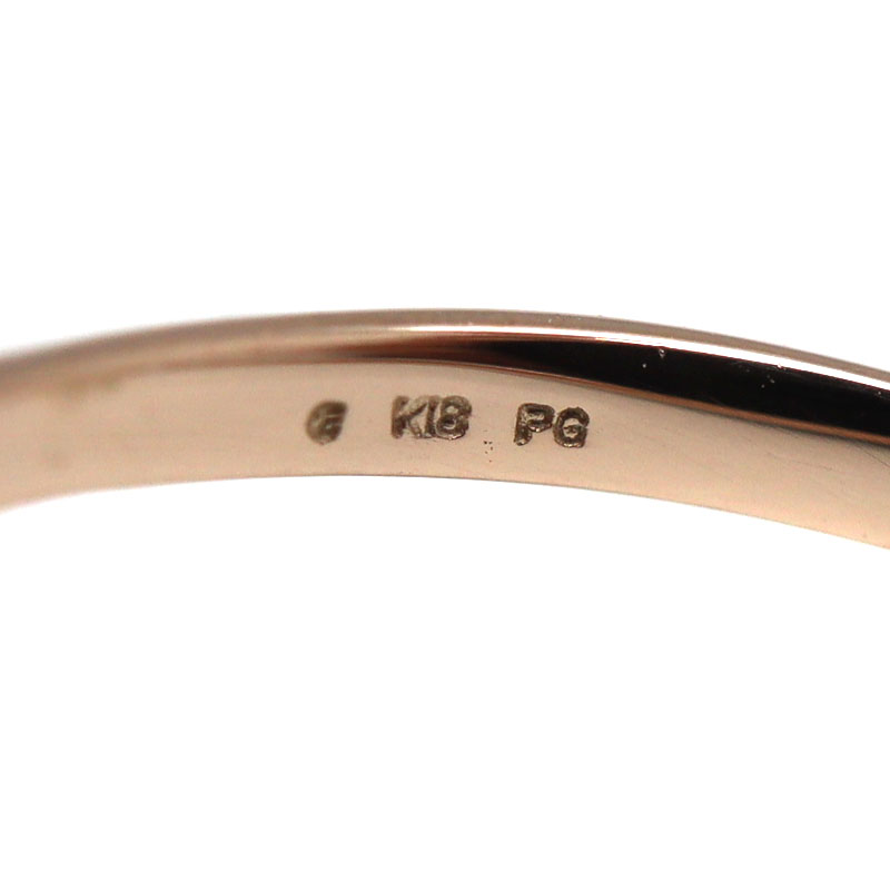 質屋かんてい局オンラインショップ / K18PG 【18金ピンクゴールド】D0.09ctリング 指輪 金 ダイヤモンド 約11.5号 1.9g ジュエリー 宝石 レディース【中古】新品仕上げ ...