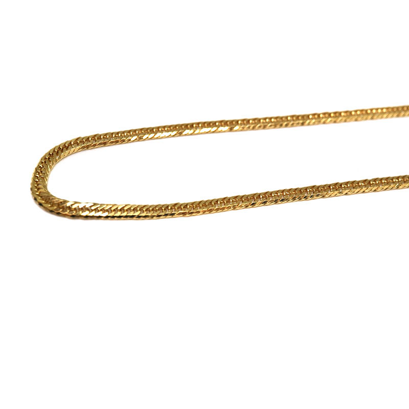 質屋かんてい局オンラインショップ / K18YG(イエローゴールド)金 8面(メン)トリプル 喜平 ネックレス 10.4g/40cm ...