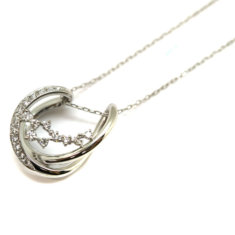 質屋かんてい局オンラインショップ / 【値下げ】Pt850 D0.41ctネックレス 8.4g 約40.5cm ネックレス プラチナ ダイヤモンド ジュエリー アクセサリー 新品仕上げ済み ...