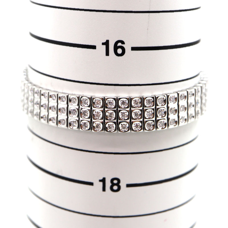 質屋かんてい局オンラインショップ / Pt850【プラチナ 850】ブレスレット ダイヤモンド D3.01ct 全長約18.0cm 腕周り17cm 37.4g レディース 【中古】 USED ...