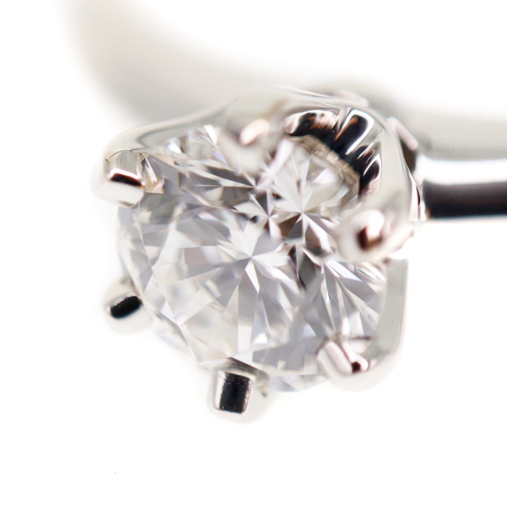 質屋かんてい局オンラインショップ / TIFFANY&Co.【ティファニー】ソリティアリング D:0.42ct ダイヤモンド Pt950 プラチナ950 約7.5号 約3.4g 一粒ダイヤ ...