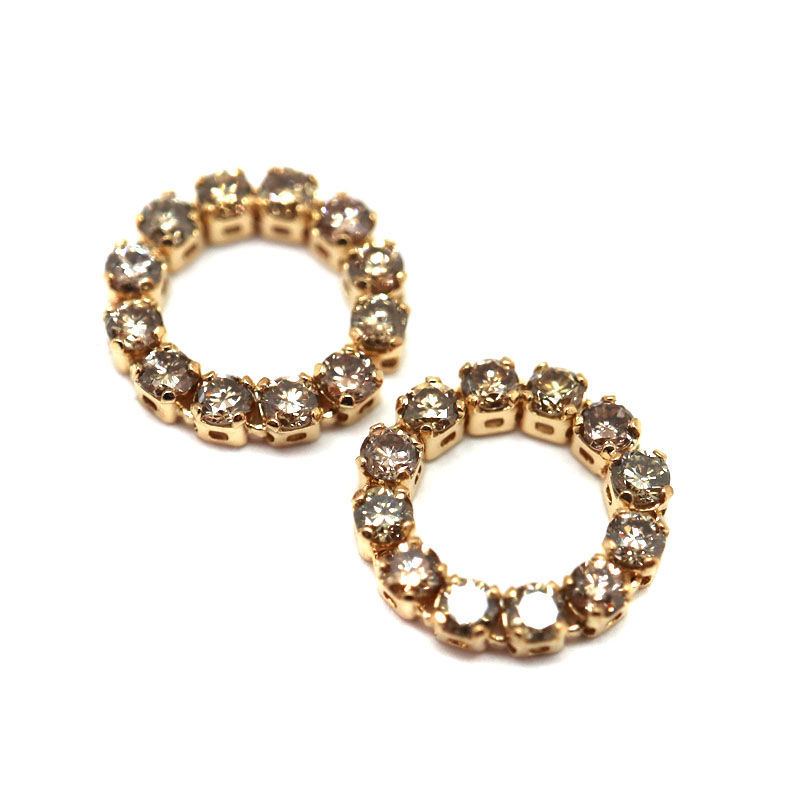 質屋かんてい局オンラインショップ / 18金 K18 D0.20ct チャーム ゴールド ダイヤモンド 【中古】