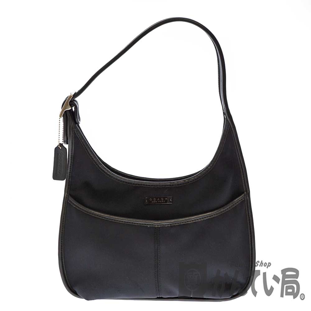 質屋かんてい局オンラインショップ / COACH【コーチ】6203 ワンショルダーバッグ ポリウレタン レザー ブラック 鞄 かばん ...