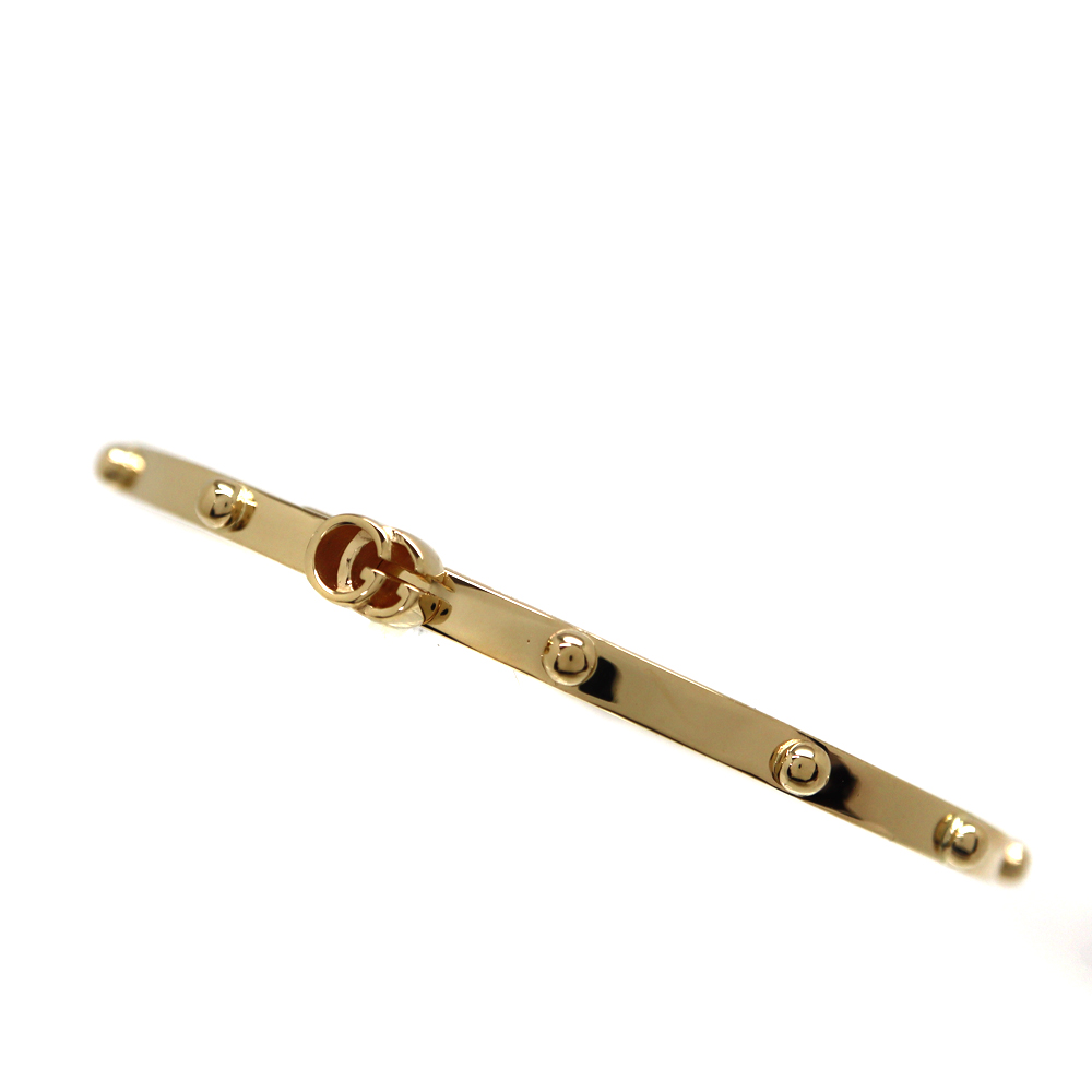 質屋かんてい局オンラインショップ / グッチ Gucci 554561 GGランニングブレス K18YG ゴールド 【中古】