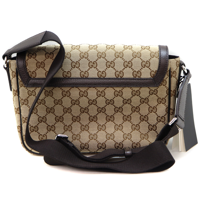 質屋かんてい局オンラインショップ / グッチ Gucci 449172 ショルダーバッグ キャンバス レザー 【中古】