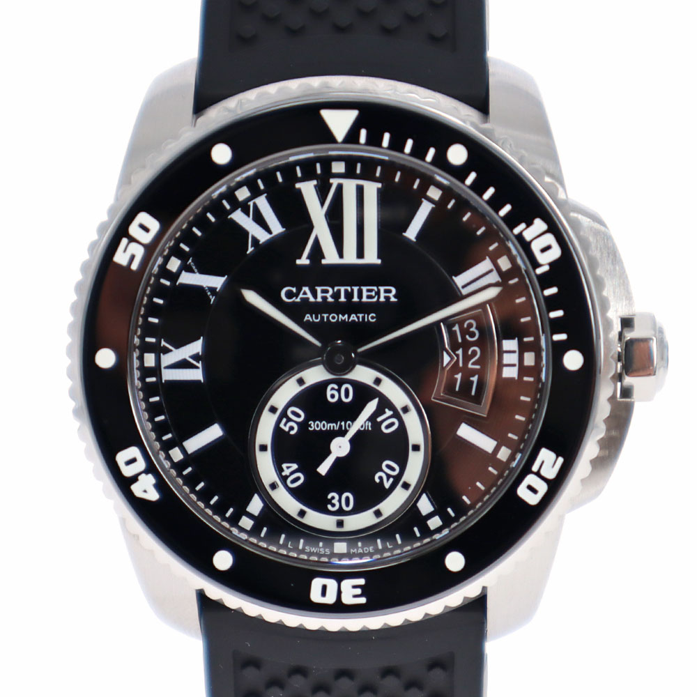 質屋かんてい局オンラインショップ / カルティエ Cartier W7100057 カリブル ドゥ カルティエ ダイバー カリブルダイバー ...