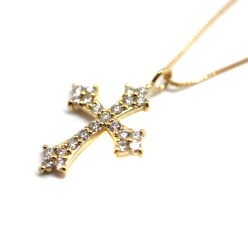 質屋かんてい局オンラインショップ / 18金/イエローゴールド K18 D0.70/0.30ctネックレス ダイヤモンド 【中古】