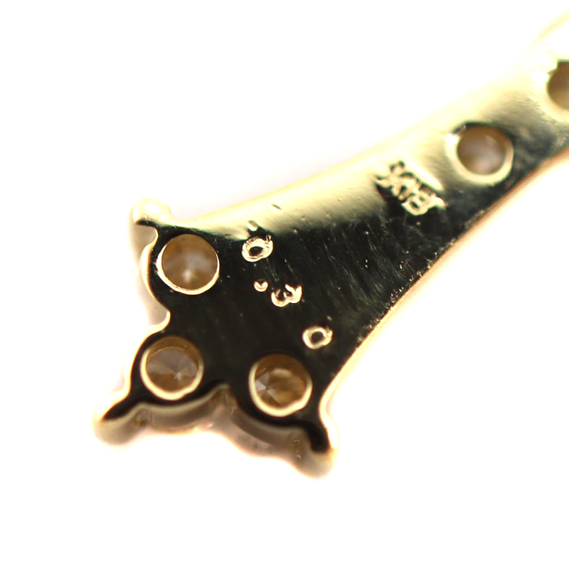 質屋かんてい局オンラインショップ / 18金/イエローゴールド K18 D0.70/0.30ctネックレス ダイヤモンド 【中古】