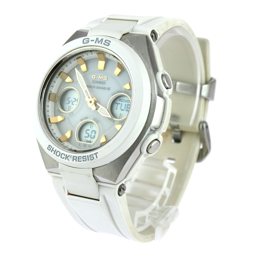 質屋かんてい局オンラインショップ / CASIO【カシオ】 MSG-W100-7AJF G-SHOCK G-MS ソーラー 10気圧防水 デジタル アナログ 腕時計 樹脂 SS ステンレス ...