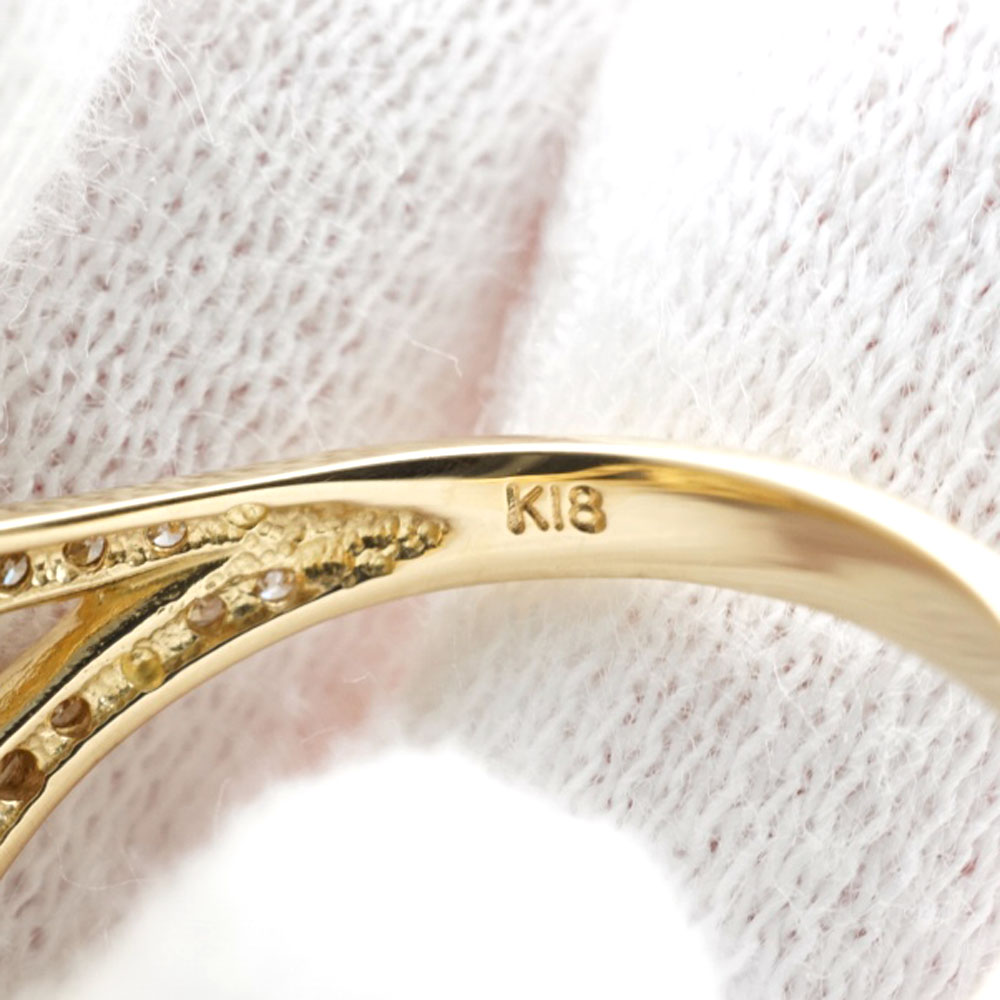 質屋かんてい局オンラインショップ / 【新品仕上げ済み】 【ノーブランドジュエリー】 K18 D0.30ct リング 18金 ゴールド ダイヤモンド 約11号 2.1g レディース ...