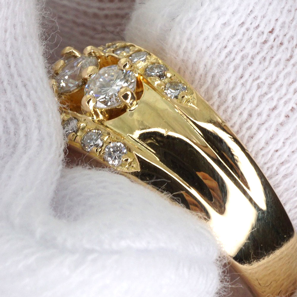 質屋かんてい局オンラインショップ / K18 D1.00ct ダイヤモンド リング ゴールド【中古】