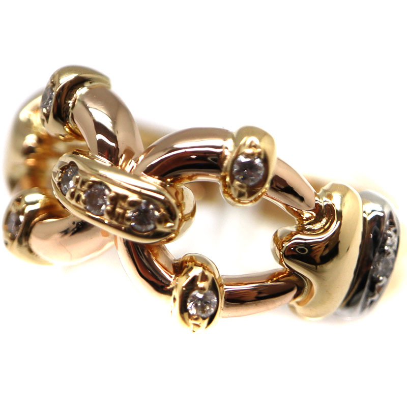 質屋かんてい局オンラインショップ / K18/Pt900【18金/プラチナ900】 ダイヤモンド D0.10ctリング 指輪 約12号 5.8g レディース 【中古】 USED-9 新品仕上げ ...