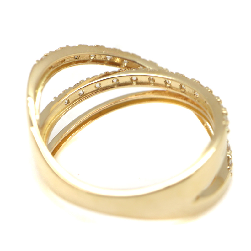 質屋かんてい局オンラインショップ / 18金 K18 D0.50ct リング 指輪 ゴールド ダイヤモンド 【中古】