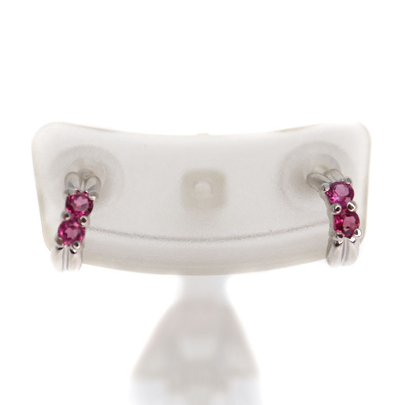 質屋かんてい局オンラインショップ / K14WG【14金ホワイトゴールド】石付き ピアス 約0.6g レディース シンプル【中古】USED-8 質屋 かんてい局 小牧店 c22-2938