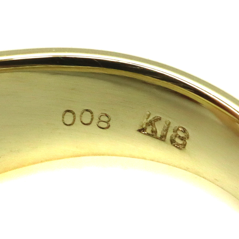 質屋かんてい局オンラインショップ / 18金 K18 YG PG D0.08ctリング ダイヤモンド【中古】