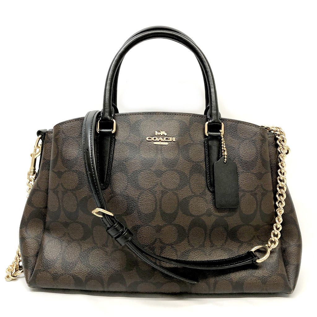 質屋かんてい局オンラインショップ / COACH 【コーチ】 F29683 2WAYバッグ ハンドバッグ ショルダーバッグ ブラウン系 ...