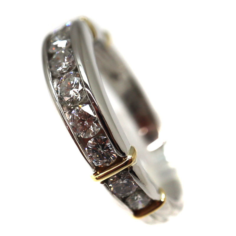 質屋かんてい局オンラインショップ / 茜部店 K18 Pt900 D1.00ctリング 金 プラチナ ダイヤモンド リング ジュエリー 指輪 【中古】
