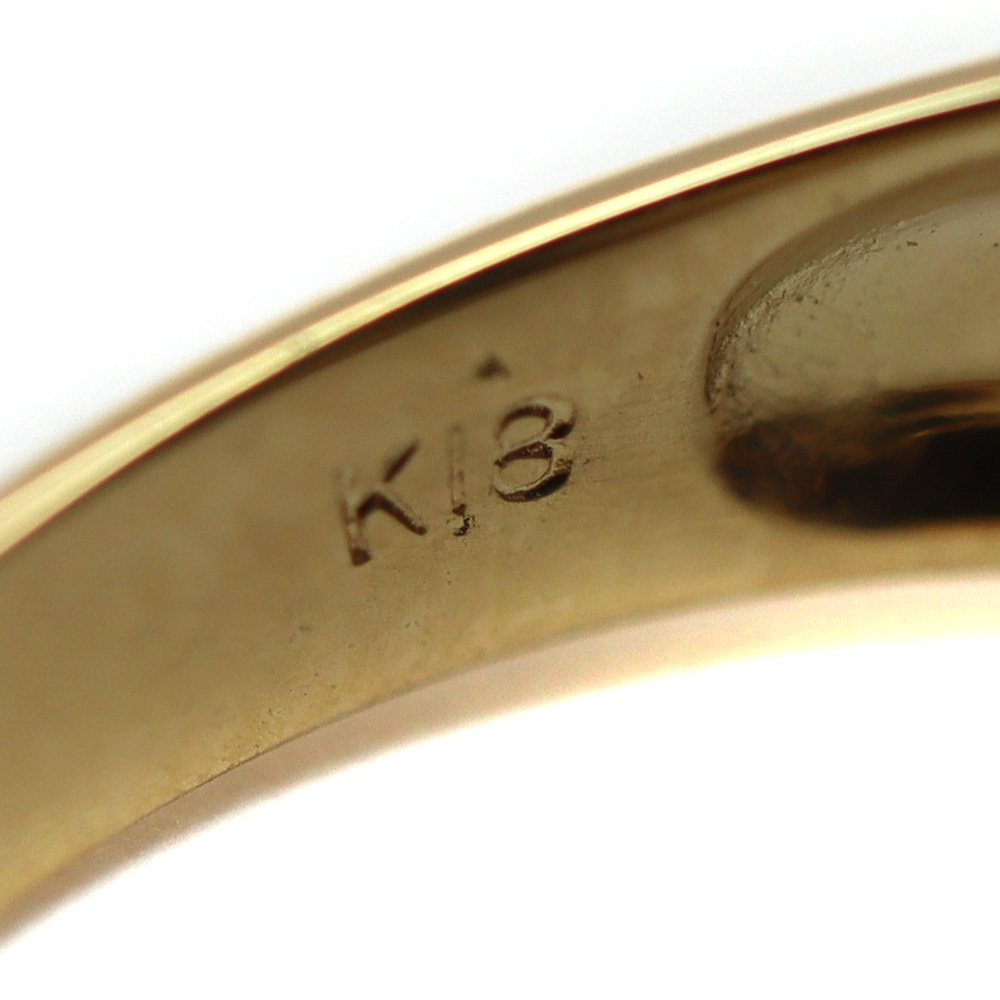 質屋かんてい局オンラインショップ / 18金 K18 S2.54/D0.11ctリング 指輪 ブルーサファイア ダイヤモンド ジュエリー 【中古】